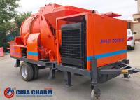 China Large Flow Diesel Concrete Mixer Pump 40m3 Per Hour Good Wear Resistance for sale