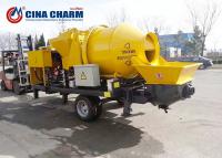 China Electric 30m3 Per Hour Mobile Concrete Mixer With Pump CE ISO Approved for sale