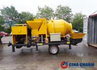 China JBS40R Concrete Mixer And Pumping Machine Diesel Type With 100m Pipe And Spare Parts for sale