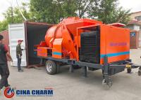 China JBS40R Concrete Mixer And Pumping Machine Diesel Type With 100m Pipe And Spare Parts for sale