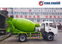 China 4m3 Concrete Mixer Truck Drum Convenient Operation For Bridge / Tunnel for sale