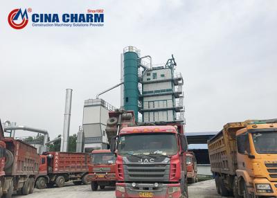China 80 Ton Asphalt Batching Plant Mixing Plant Higher Heat Utilization Rate for sale