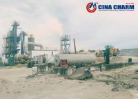 China 80 Ton Asphalt Batching Plant Mixing Plant Higher Heat Utilization Rate for sale
