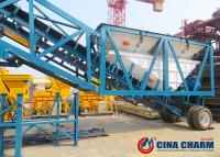 China CE Approved Concrete Mixing Plant 52KW With Lift Hopper Feeding Mode for sale