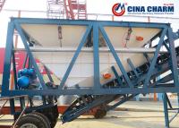 China Custom Color Mobile Concrete Mixing Plant Evenly Stirred Environmental Protection for sale