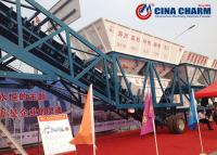 China Custom Color Mobile Concrete Mixing Plant Evenly Stirred Environmental Protection for sale