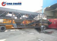China Mobile Concrete Mixing Station Quick And Easy Disassembly And Assembly for sale
