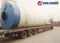 China Easy Assembly Mobile Cement Silo 100 Ton , Grain Storage Stainless Steel Silo for sale