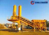 China Small Project Mobile Concrete Mixing Plant Equipment 19.3m*3.2m*7.5m for sale