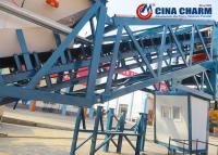 China Small Project Mobile Concrete Mixing Plant Equipment 19.3m*3.2m*7.5m for sale