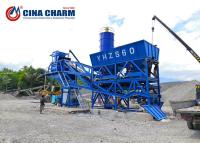 China 60m3/H Capacity Mobile Concrete Batching Plant For Public Railway Project for sale