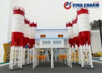 China Large Capacity Concrete Mixing Plant One Year Warranty With Belt Conveyor for sale