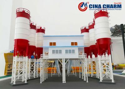 China Large Capacity Concrete Mixing Plant One Year Warranty With Belt Conveyor for sale