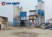 China Large Capacity Concrete Mixing Plant One Year Warranty With Belt Conveyor for sale