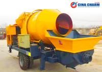 China Diesel Type Mobile Concrete Pump , Cement Mixer Pump 30m3 Per Hour for sale