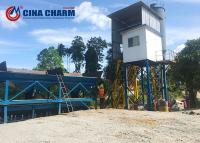 China High Efficiency Concrete Mixing Plant , Rmc Batching Plant One Year Warranty for sale