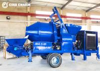 China High Capacity Diesel Concrete Mixer Pump 40m3 / H For Second Post Filling for sale