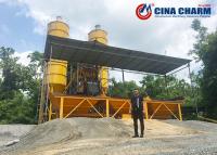China Big Projects Concrete Mixing Plant 110KW With 4.1m Discharging Height for sale