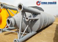 China 50T Bolted Steel Cement Storage Silo Bulk Fly Ash Silo For Concrete Mixing Plant for sale