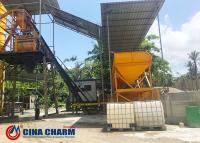 China Wet Ready Mix Concrete Plant , Mini Concrete Batching Plant 50 M3/H Rated Productivity for sale