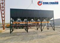 China Easily Transferred Portable Cement Silo , Horizontal Foundation Lime Storage Silo for sale