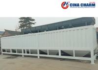 China Portable 50T Horizontal Fly Ash Cement Storage Silo , Steel Cement Silo for sale
