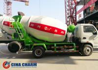 China Diesel 6M3 Concrete Mixer Truck Quick Discharging , Field Installation for sale