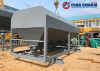 China Bulk Bolted Type Horizontal Cement Silo 30 Ton Capacity For Grain Storage for sale