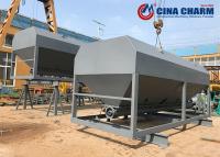 China Bulk Bolted Type Horizontal Cement Silo 30 Ton Capacity For Grain Storage for sale