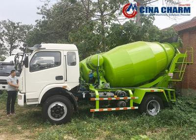 China Hydraulic Mobile Concrete Mixer Truck 8 Cubic Meters , Low Residue Rate for sale