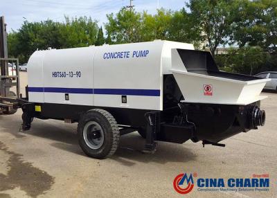 China Small Capacity Trailer Mounted Concrete Pump 60m3/H CE ISO Approved for sale