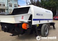 China Small Capacity Trailer Mounted Concrete Pump 60m3/H CE ISO Approved for sale