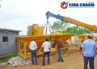 China Small Scale Ready Mixed Concrete Batching Machine Fast Speed And Easy Operation for sale