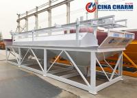 China Hopper Weighing Aggregate Concrete Batching Machine , Concrete Production Equipment for sale