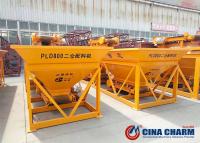 China Containerized 2 Bin Stationary Concrete Batching Plant Machine With Wet Mix for sale