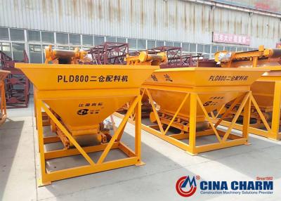 China Containerized 2 Bin Stationary Concrete Batching Plant Machine With Wet Mix for sale
