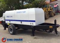 China 60 M3/H Electric Mobile Concrete Pump , Small Portable Concrete Pump for sale