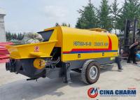 China One Year Warranty Trailer Mounted Concrete Pump HBTS60 High Reliability for sale