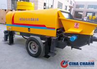 China High Efficiency Trailer Mounted Concrete Pump 40 Cubic Meters For Long Distance Delivery for sale