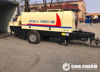 China 90m3/H Concrete Pump Trailer , Cement Pumping Machine Simple Operation for sale