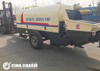 China 90m3/H Concrete Pump Trailer , Cement Pumping Machine Simple Operation for sale