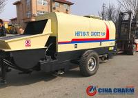 China HBTS90 Trailer Mounted Concrete Pump 90 Cubic Meters Per Hour Productivity for sale