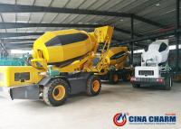 China Mini Self Loading Concrete Mixer Truck Compact Structure With 2300L Drum Capacity for sale