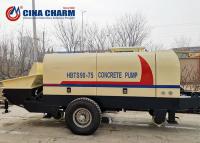 China HBTS90 Trailer Mounted Concrete Pump 90 Cubic Meters Per Hour Productivity for sale