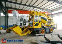 China High capacity3.5 Cubic Meter Diesel Power Mobile Self Loading Concrete Transit Mixer with Hydraulic Transmission for sale