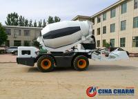China Portable Self Loading Concrete Machine , 4 CBM Diesel Concrete Mixer Truck for sale