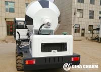 China Portable Self Loading Concrete Machine , 4 CBM Diesel Concrete Mixer Truck for sale