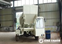China 3.5CBM Self Loading Concrete Mixer , Double Cone Concrete Drum Mixer for sale