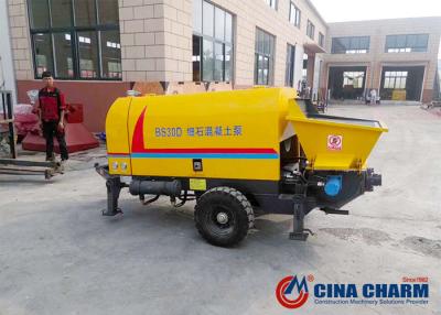 China High Performance Trailer Mounted Concrete Pump 30m3/H BS30D For Sludge Transport for sale