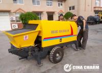 China High Performance Trailer Mounted Concrete Pump 30m3/H BS30D For Sludge Transport for sale